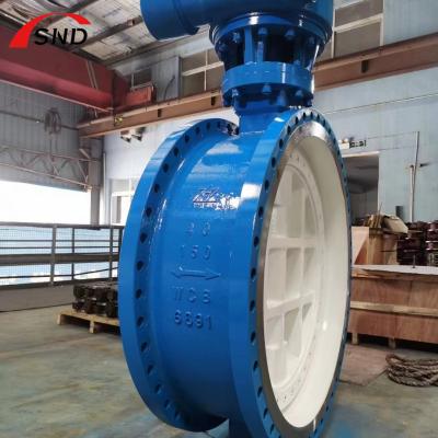 China Cast Steel Welded Butterfly Valve Wafer Type For Petrochemical Industry for sale