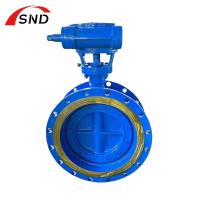 China Stainless Steel CF8 Turbine Large Diameter Butterfly Valves for sale