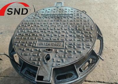 China Round Heavy Duty Ductile Iron Cover With Anti Theft D400 Cover And Frame for sale