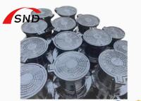 China Pressure Resistant  Round Casting Diameter Waterproof Manhole Cover Spray Paint for sale