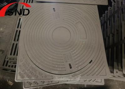 China Anti Vibration Septic Tank Ductile Iron Manhole Cover DIN En124 for sale