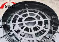 China Double Layer Anti Settlement D400 Ductile Iron Covers / Round Manhole Cover for sale