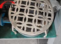 China High Strength Ductile Iron Grate Gully Spray Paint For Sewer Outlets 20kg To 30 Kg for sale