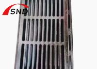 China Strip Opening Cast Iron Clark Drain Gully Grate 500*500mm With Spray Paint for sale