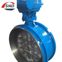 China Cast Steel Welded Butterfly Valve Wafer Type For Petrochemical Industry for sale