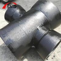 China All Kinds Of DI Flanged Cross Cast Iron Socket Cross For Industrial Pipeline for sale