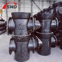 China All Kinds Of DI Flanged Cross Cast Iron Socket Cross For Industrial Pipeline for sale
