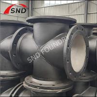China All Kinds Of DI Flanged Cross Cast Iron Socket Cross For Industrial Pipeline for sale