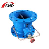 China Flanged Cast Iron Butterfly Type Buffer Check Valve OEM Support for sale