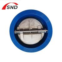 China Flanged Cast Iron Butterfly Type Buffer Check Valve OEM Support for sale