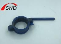 China Blue Color Metal castings Prop Nut with Handle Painted for sale