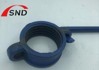 China Blue Color Metal castings Prop Nut with Handle Painted for sale