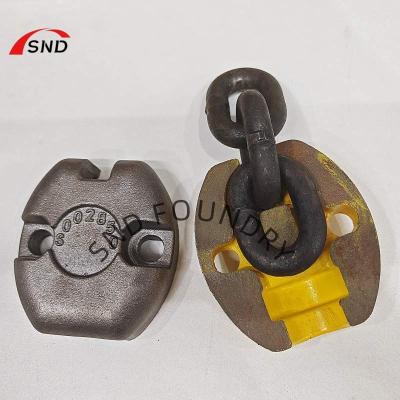 China OEM Ductile Iron Castings EN-GJS-400-18 Chain Lock Castings With Coating for sale