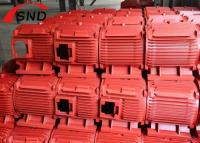 China OEM Grey  Iron Casting Parts Motor Housing HT150 GGG20 For Electric Motor Industry Red Painting for sale