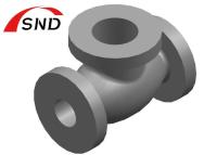 China Custom Valve Body Parts Of Ggg40 Ductile Iron Resin Sand Casting for sale