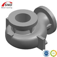 China Heavy Steel Castings Fabrication Big Pump Body Casting WC6 WC9 Material For Pump for sale