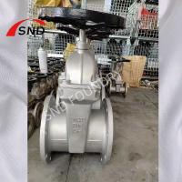 China DIN Handwheel Flange Stainless Steel Gate Valve Non Rising Stem seated CF8M Valve for sale