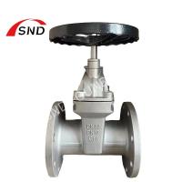 China DIN Handwheel Flange Stainless Steel Gate Valve Non Rising Stem seated CF8M Valve for sale