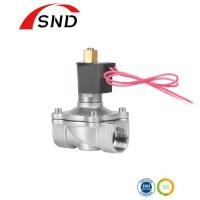 China Stainless Steel Electric Water Fluid Threaded Solenoid Valve GB/12224 for sale