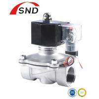China Stainless Steel Electric Water Fluid Threaded Solenoid Valve GB/12224 for sale