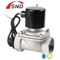 China Stainless Steel Electric Water Fluid Threaded Solenoid Valve GB/12224 for sale
