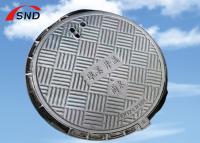 China Circlip Lock Ductile Cast Iron Manhole Cover EN124 D400 B125 Round for sale