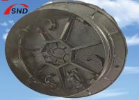 China Circlip Lock Ductile Cast Iron Manhole Cover EN124 D400 B125 Round for sale