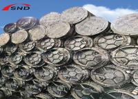 China Circlip Lock Ductile Cast Iron Manhole Cover EN124 D400 B125 Round for sale