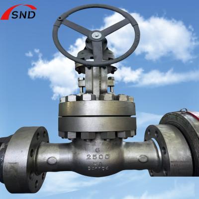 China 6 Inch 5A-2500 Class Dual Stainless Steel Gate Valve Middle Bolt Design for sale