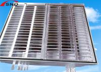 China Galvanized Heavy Duty Vehicular Steel Grating With Hinge Open For Drain Trench Cover for sale