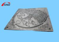 China C250 Ductile Iron Square Art Manhole Cover Size 700*865*100mm for sale