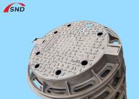 China European Standard EN124 Pressure Grade D400 Cast Iron Round Manhole Cover for sale