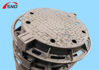 China European Standard EN124 Pressure Grade D400 Cast Iron Round Manhole Cover for sale