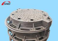 China European Standard EN124 Pressure Grade D400 Cast Iron Round Manhole Cover for sale