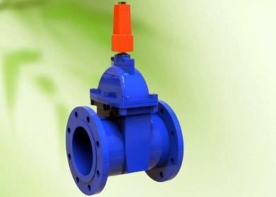 China Non-Rising Stem Resilient Seated Gate Valve with Actuator Interface for sale
