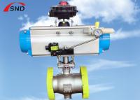 China Pneumatic Flange Stainless Steel CF8 Ball Valve DN50 For Industrial Use for sale