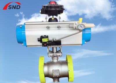 China Pneumatic Flange Stainless Steel CF8 Ball Valve DN50 For Industrial Use for sale
