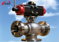 China Pneumatic Flange Stainless Steel CF8 Ball Valve DN50 For Industrial Use for sale