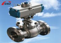 China Pneumatic Flange Stainless Steel CF8 Ball Valve DN50 For Industrial Use for sale