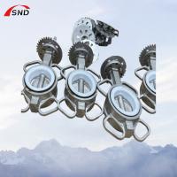 China Stainless Steel Wafer-Type Fluoropolymer-Lined Butterfly Valve for sale