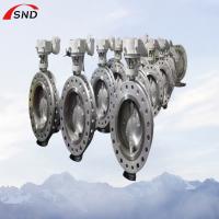 China High Temperature  Pressure WCB Flanged Metal Hard Seal Butterfly Valve for sale