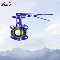 China The Wafer-Type Fluoropolymer-Lined Soft-Seal Butterfly Valve  For Highly Corrosive Media for sale