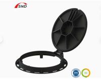 China Round Ductile Iron Manhole Cover D400 EN124‑2 Heavy Duty With Lock Frame For Roadway for sale