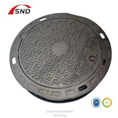 China EN124 Heavy Duty Ductile Iron Drain Grate C250 D400 Rainwater Sewer Grate for Municipal Road Construction for sale