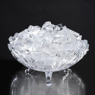 China 220V Commercial Split Type Crescent Ice Machine with 400Kg Clear Crystal Water Cooling for sale