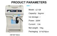 China Private Mold NO 2Kg/Min LZ-128 Home Spot Goods Crushed Ice Flaxer Machine Crush Maker for sale