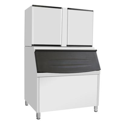 China Customizable Options 242 KG Water Cooling Granular Ice Machine for 24 Hours Production for sale