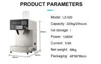 China 300kg Per Day LZ-620 Snow Ice Machines The Perfect Solution for Your Coffee Shop for sale