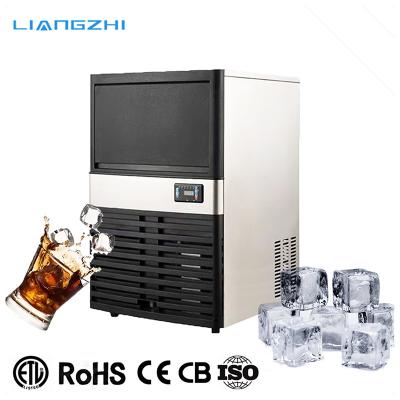 China 480W Air Cooling Large Ice Cube Maker Genie for 50kg/24H Output in Commercial Kitchen for sale