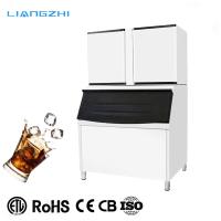 China 500KG Ice Storage Capacity 900kg Daily LZ-2000 Commercial ShenZhen Cube Ice Machine for sale
